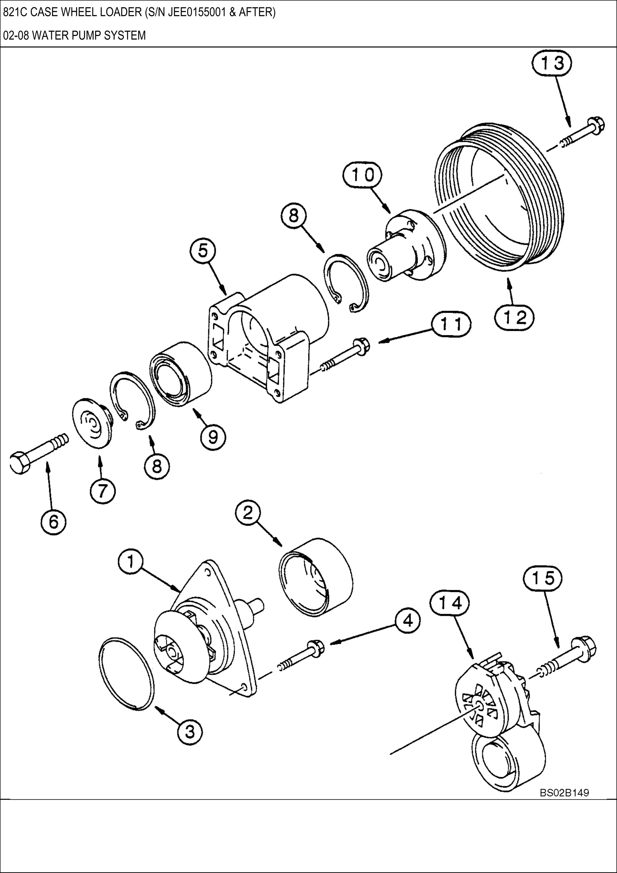 Case 821 c wheel loader parts catalogue manual | PDF