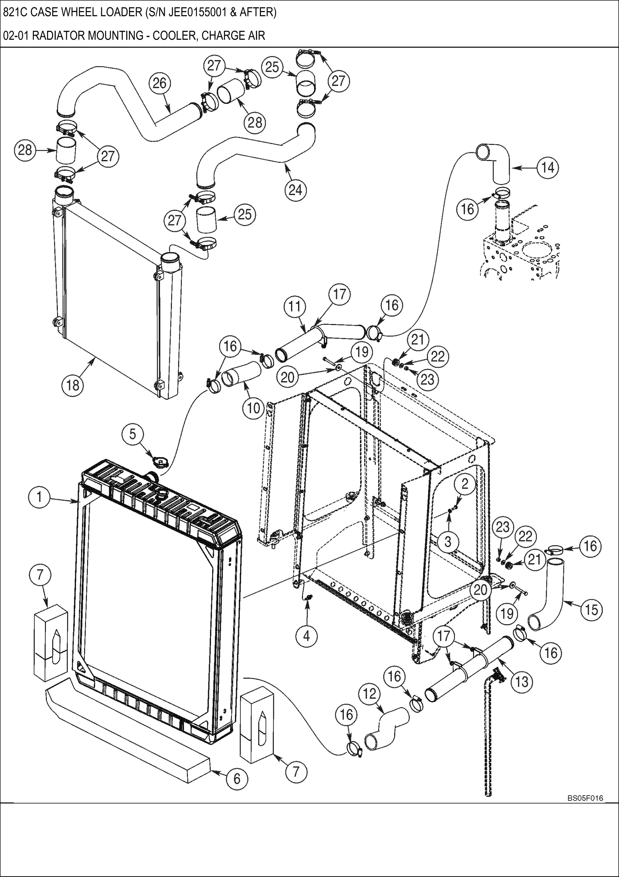 Case 821 c wheel loader parts catalogue manual | PDF