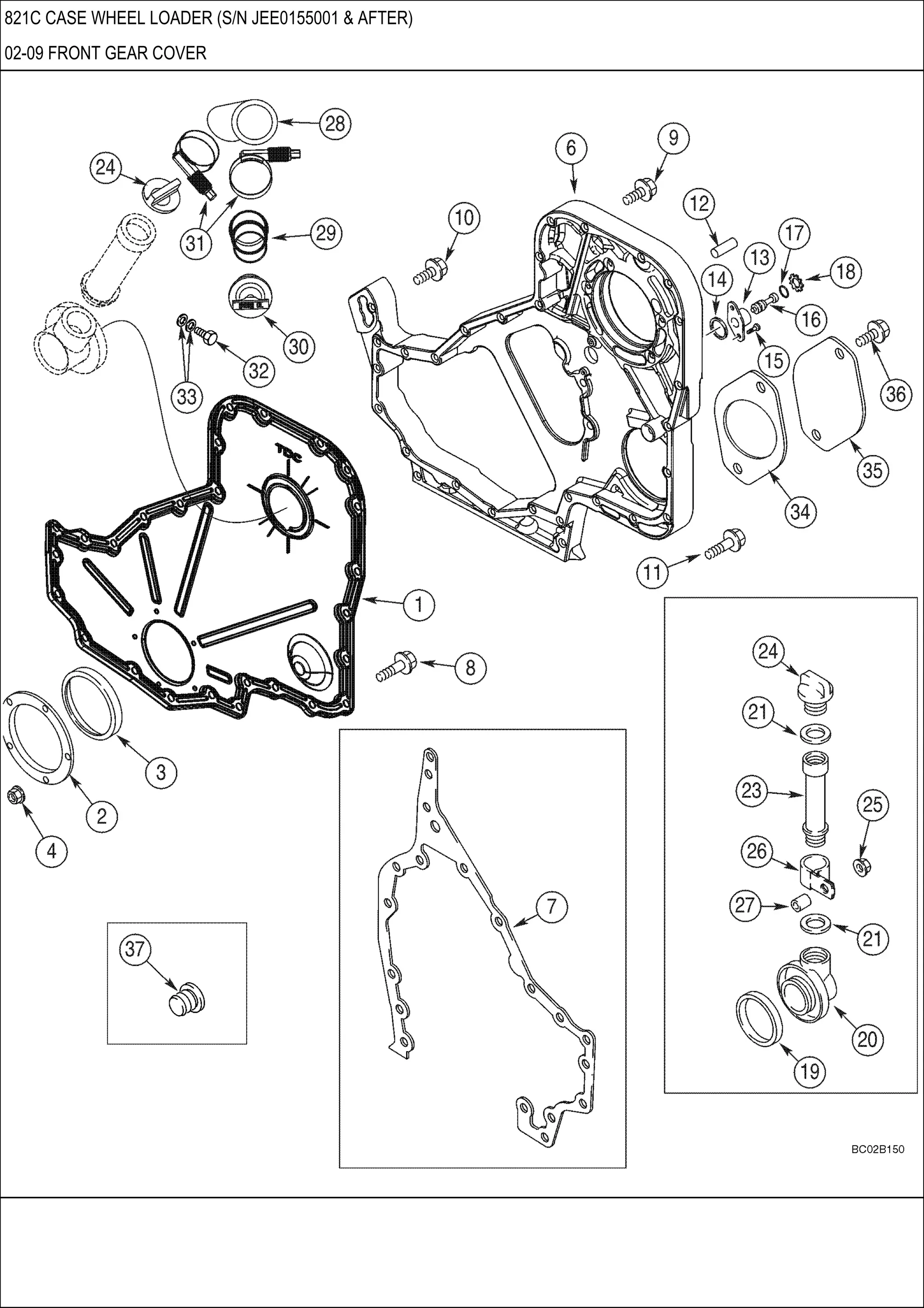 CASE 821C Wheel Loader Parts Catalogue Manual.pdf