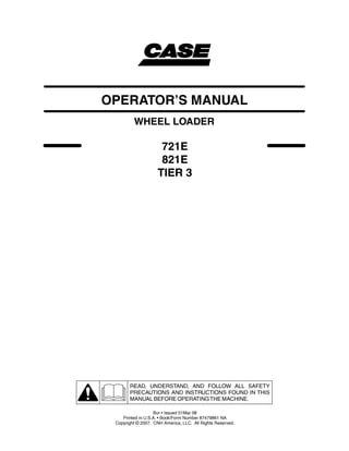 CASE 821E TIER 3 WHEEL LOADER Operator manual.pdf
