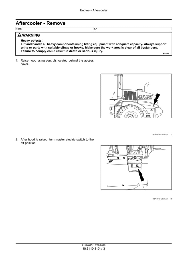 CASE 821E Tier3 Z-bar Wheel Loader Service Repair Manual [N7AE13000 - ].pdf