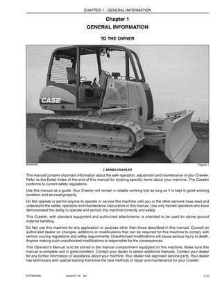 Case 850 l tier 3 crawler dozer operator manual | PDF