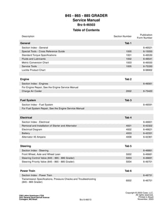 Case 865 grader service repair manual | PDF