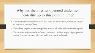 Case 9 the battle over net neutrality | PPTX
