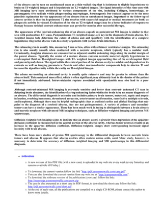 Case record...Multiple pyogenic brain abscesses | PDF