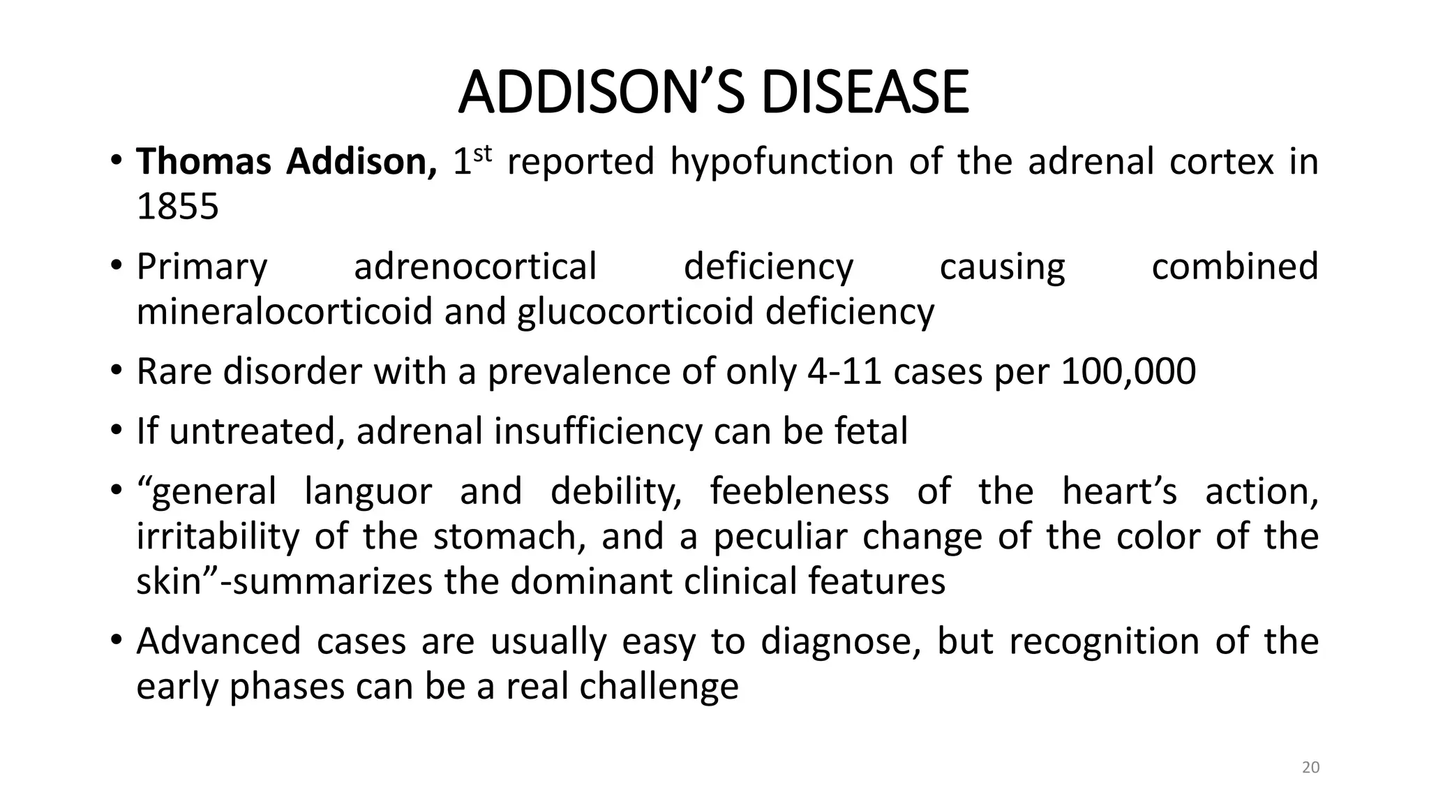 Case addisons disease | PPTX