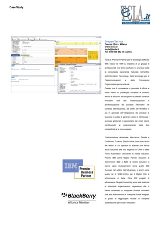 Case Alpitour | PDF | Computing | Technology & Computing