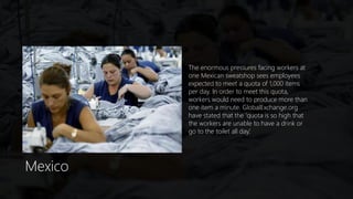 Concerns About Factory Safety and Worker Exploitation in Developing ...