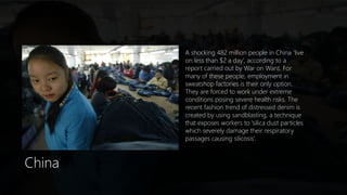 Concerns About Factory Safety and Worker Exploitation in Developing ...