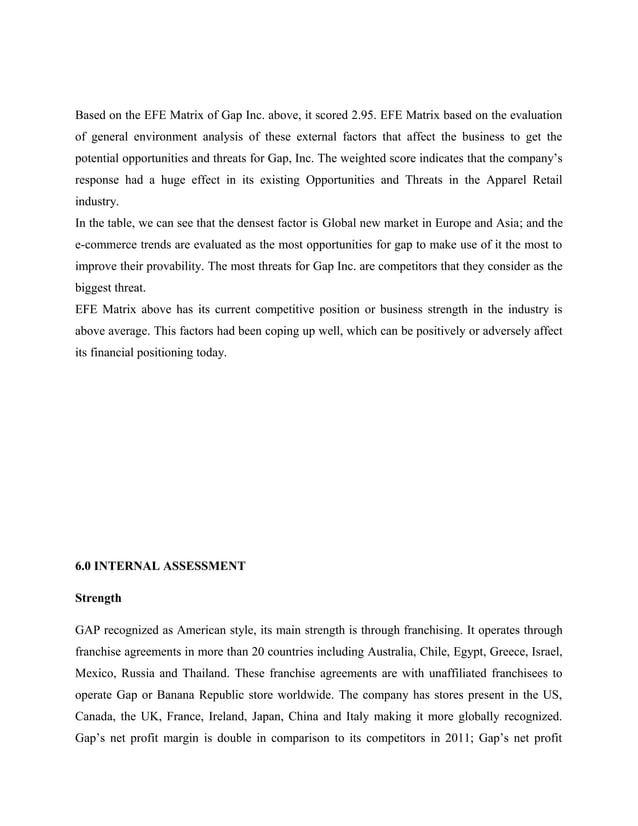 Case analysis : Gap Inc | DOC