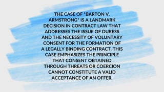 Case Analysis Barton v. Armstrong (1976) AC 104 - Presentation (1).pdf