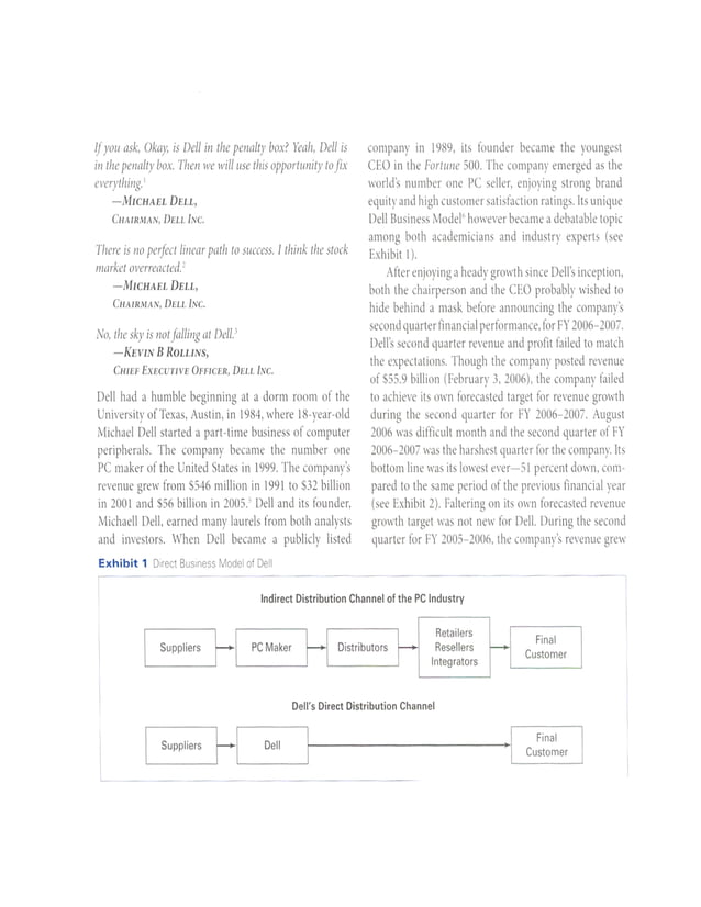 Case analysis dell | PDF