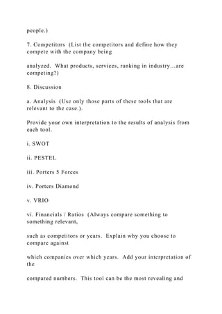 Case Analysis Format 1. Title of Case a. Author of t.docx