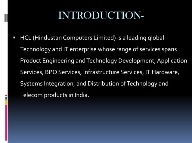 Case analysis (hcl) | PPT