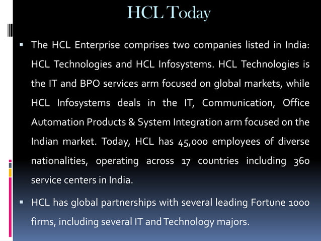 Case analysis (hcl) | PPT