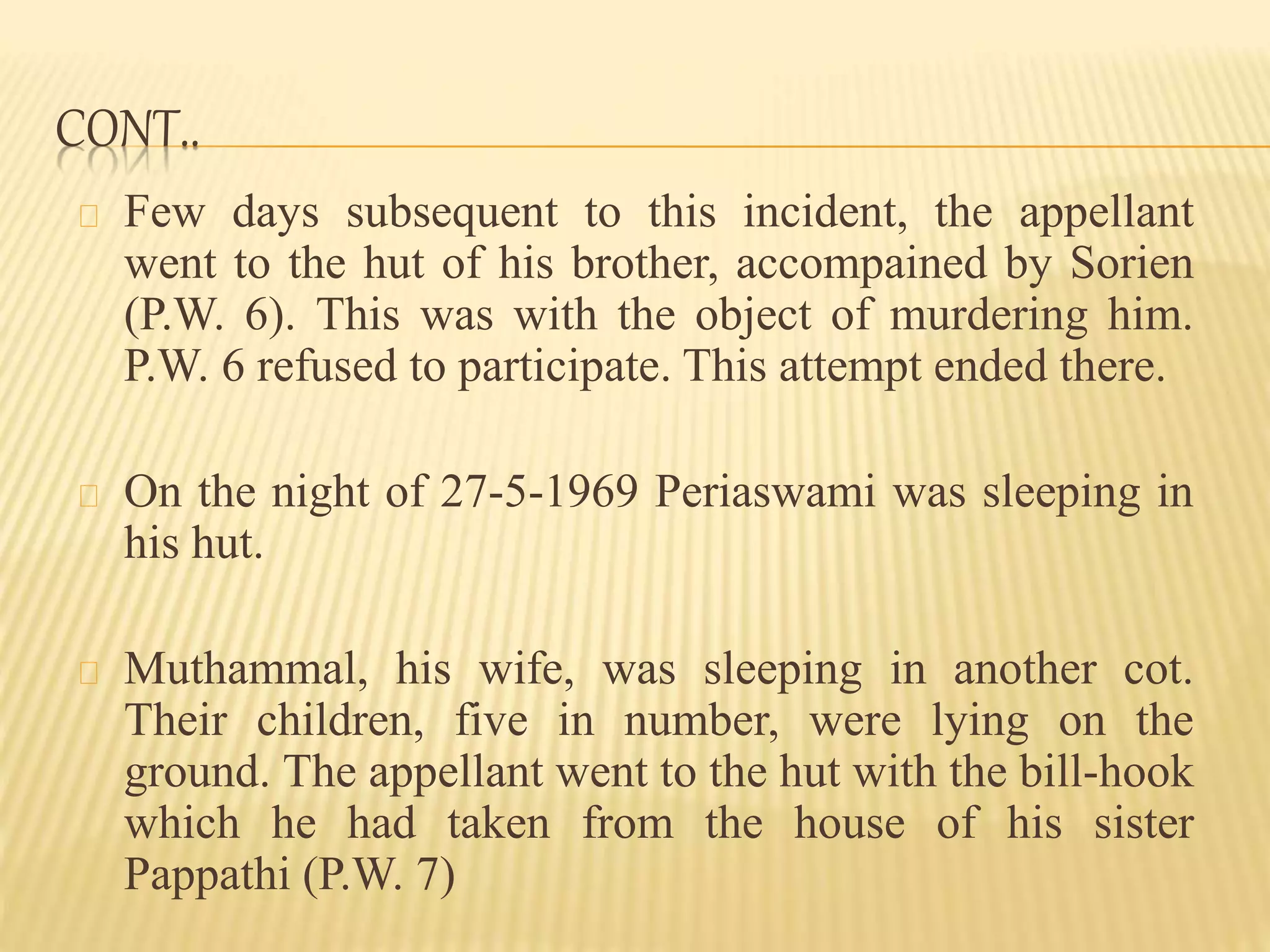 Appu Alias Ayyanar Padayachi vs State | PPTX