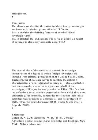 Case Analysis · Post a brief case analysis of a listed problem f.docx