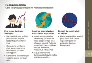 Case analysis walmart case group i | PPT