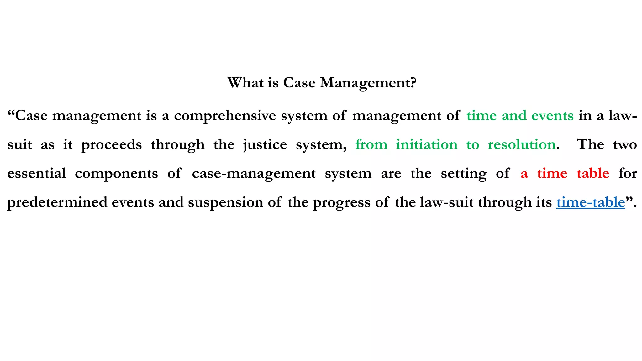 Case and court management | PPTX