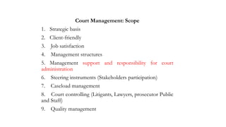 Case and court management | PPT