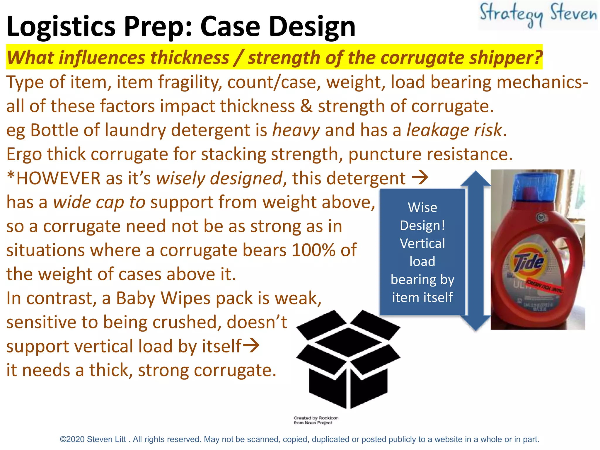 Case and Pallet design for FMCG items -Litt | PDF