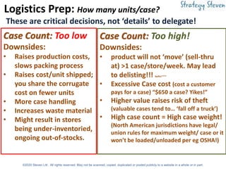 Case and Pallet design for FMCG items -Litt | PDF
