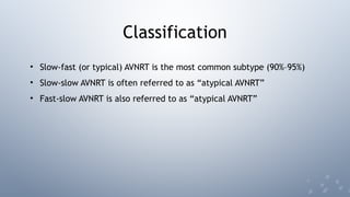 Case discussion of atrioventricular nodal reentry tachycardia | PPTX