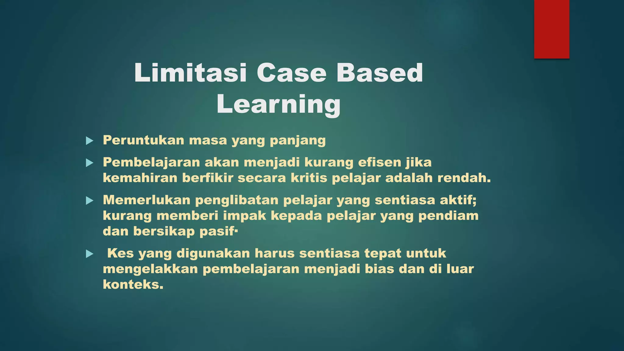 Case based learning | PPTX