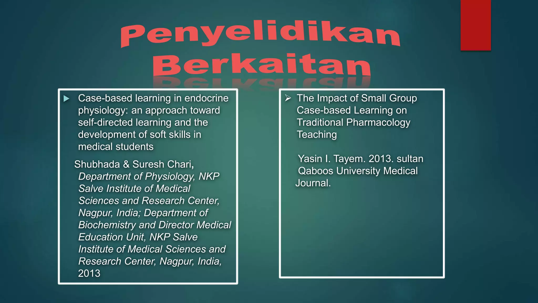 Case based learning | PPTX