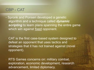 Case Based Planner For Rts Games | PPTX