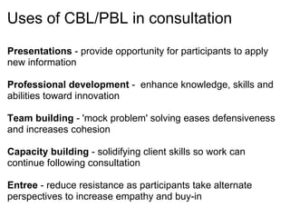 Case Based Problem Based Learning | PPT