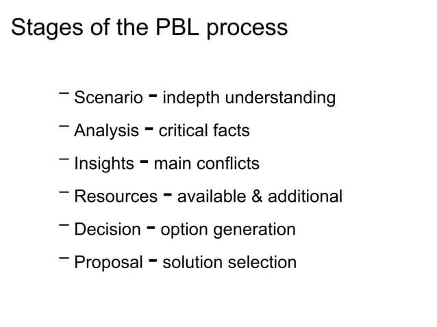 Case Based Problem Based Learning Ppt