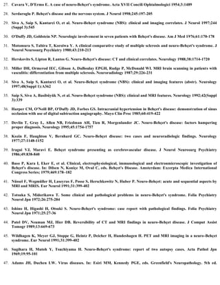 Case record...Neuro-Behcet | PDF