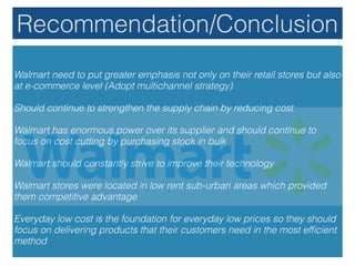 Supply Chain Management of Walmart | PDF | Retail Industry | Industries