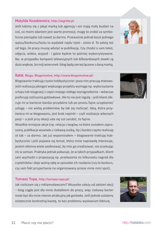 CaseBook: Działania reklamowe w blogosferze | PDF