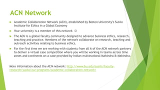 2017 ACN Global Case Competition | PPT | Free Download