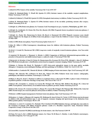Case record...brain stem glioma | PDF
