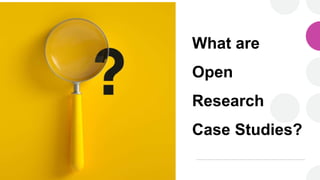 Case by case: Open research in different disciplines (Dr Dorka Tamas) | PPT