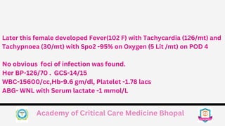 obstetric critical care case scenario for obstetrician | PPTX