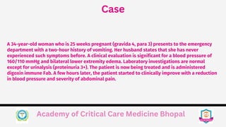 obstetric critical care case scenario for obstetrician | PPTX
