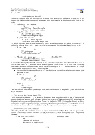 Case checking in igbo serial verb constructions | PDF | Programming Languages | Computing