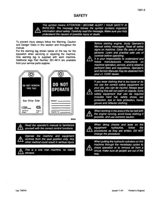 CASE CK25 Crawler Excavator Service Repair Manual.pdf