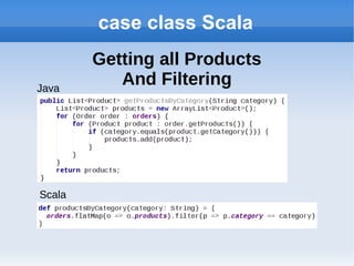 Case class scala | ODP | Programming Languages | Computing