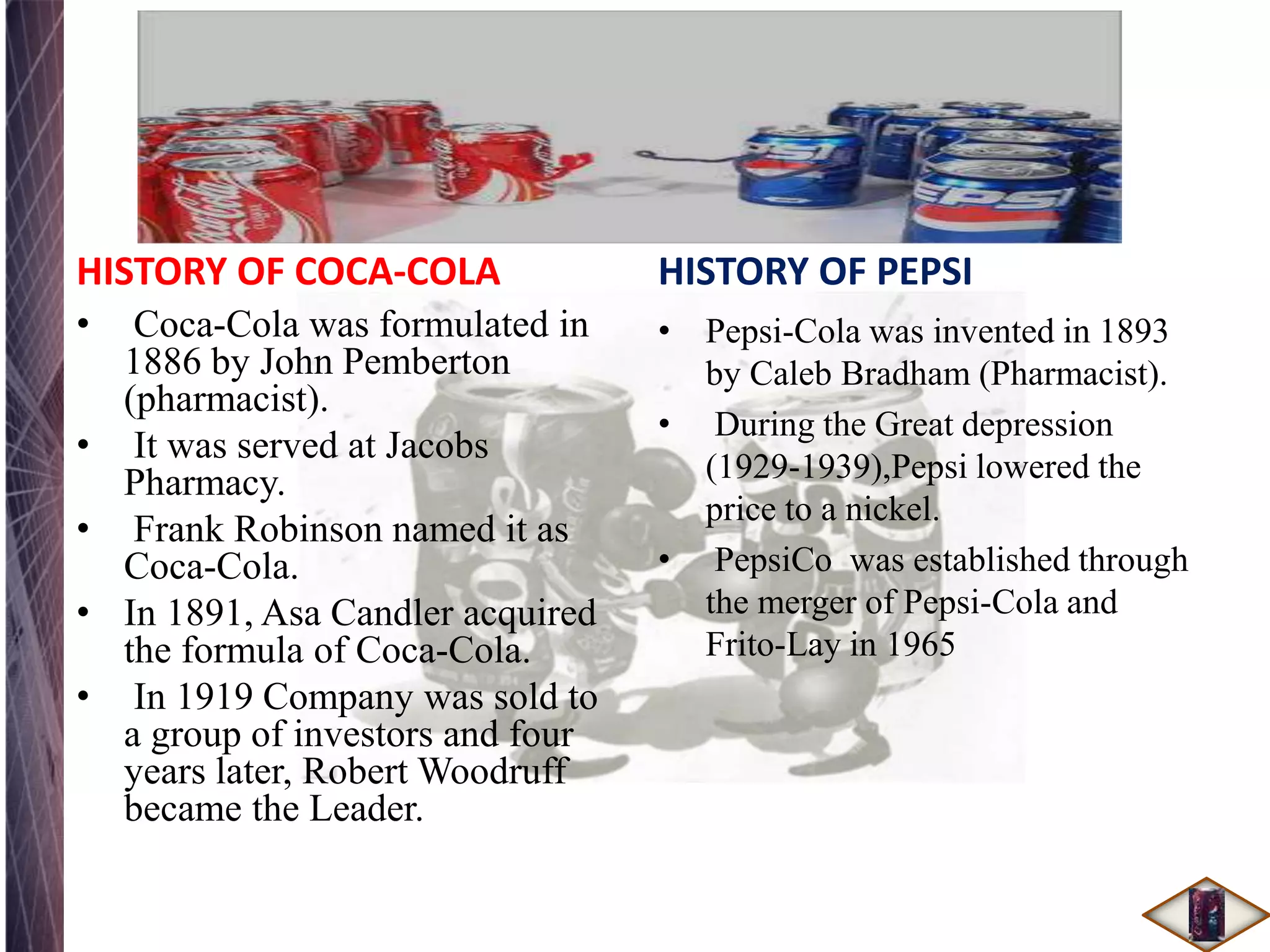 Case study coke vs pepsi | PPTX