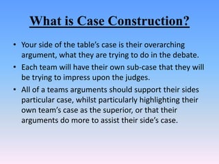 Case construction | PPTX