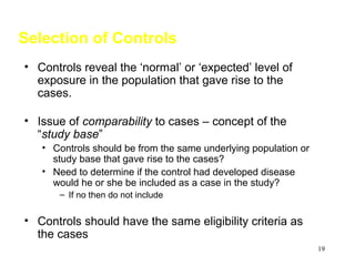 Epidemiological_Case_Control_Study_Design | PPT
