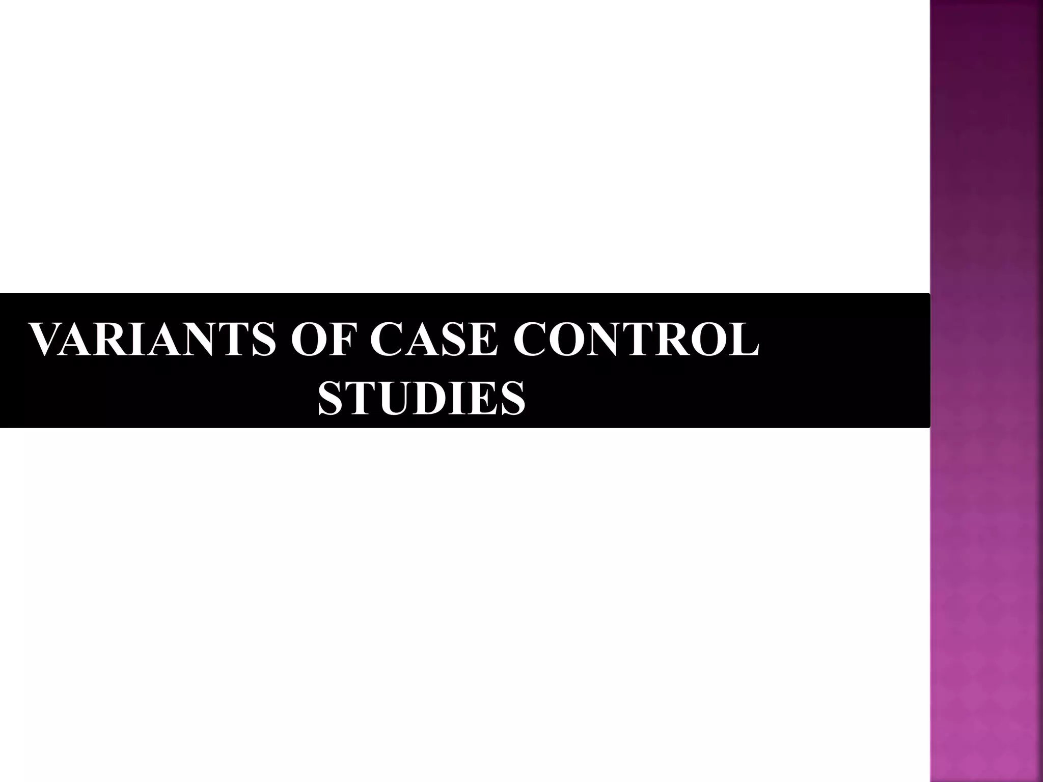 Case control & cohort study | PPTX
