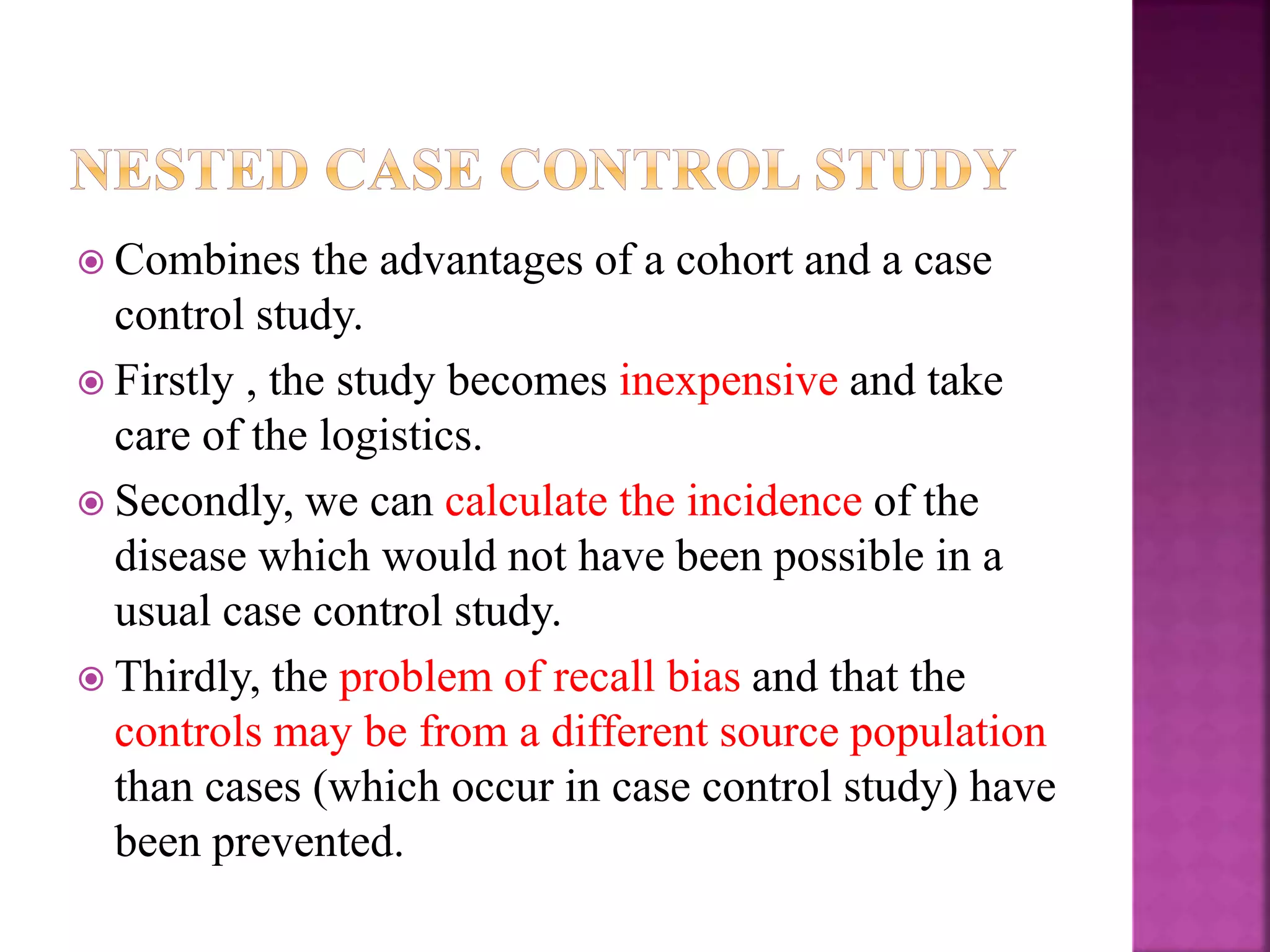 Case control & cohort study | PPTX