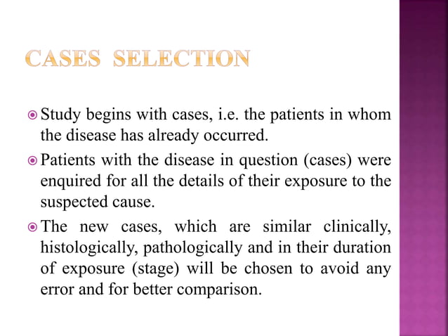 Case control & cohort study | PPT