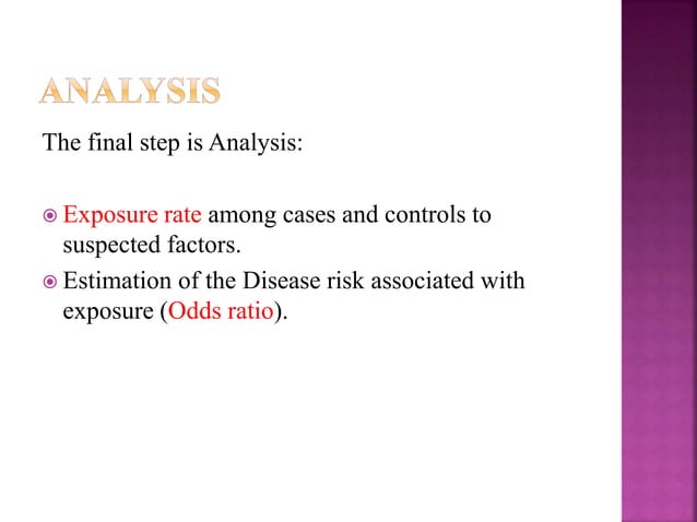 Case control & cohort study | PPTX